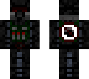 Dark Themed Gas Mask Soldier | Minecraft Skin