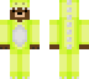 Dinobear lime green | Minecraft Skin