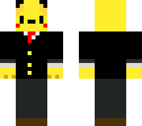 drip Pikachu | Minecraft Skin