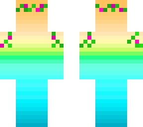 Hawaiian gradient | Minecraft Skin