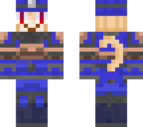 Neco Arc Factorio Blue | Minecraft Skin