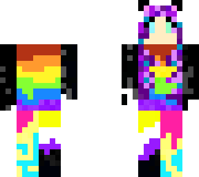 Pan/Non-Binary Panda | Minecraft Skin