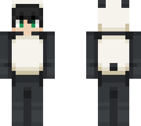 Panda Green Eyes | Minecraft Skin