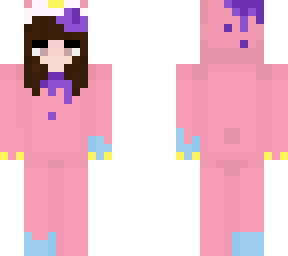 PINK ZOMBIE GLOOMY BEAR | Minecraft Skin