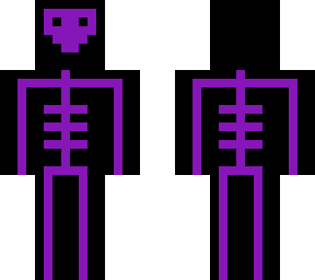 purple skeleton | Minecraft Skins