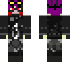 Retro Lin (purple hair) | Minecraft Skin