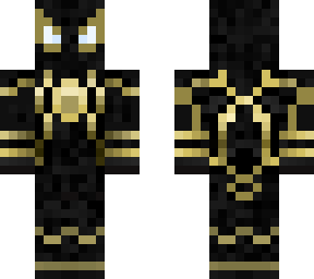 Spider-Man Black and Gold Suit | Minecraft Skin