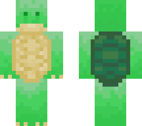 Tired Turtle (eyes are on the side btw) | Minecraft Skin