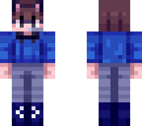 boy with blue dress | Minecraft Skin