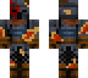 broken knight armor | Minecraft Skin
