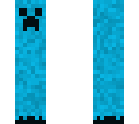 Diamond/blue creeper | Minecraft Skin