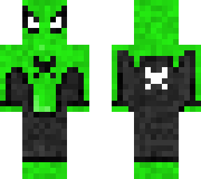 Green/slimy Spider-man | Minecraft Skin