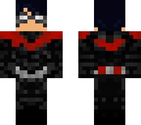 nightwing (red) | Minecraft Skin