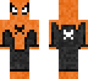 Orange Spider-Man | Minecraft Skin