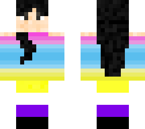 Pan-nonbinary 2.0 | Minecraft Skin