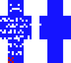 blue screen | Minecraft Skins