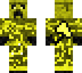 yellow creeper guy | Minecraft Skin