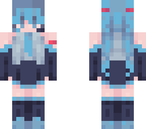 miku !! +*+ | Minecraft Skin
