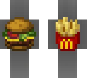 "One McDouble with fries, please." | Minecraft Skin