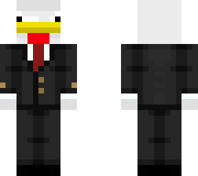 chicken with suit | Minecraft Skins