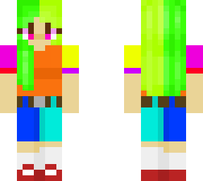 fluo disaster | Minecraft Skin