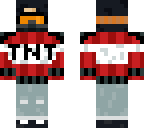 Human TNT (4 px) | Minecraft Skin
