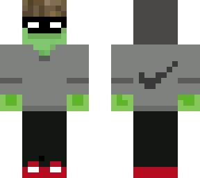 slime man with AviveHD costume | Minecraft Skin