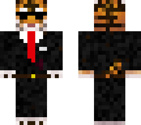 tiger in a suit ;) | Minecraft Skin