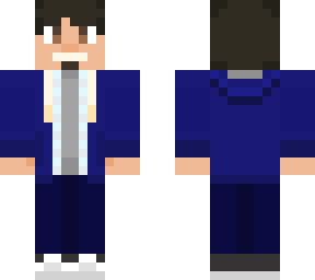 Artist Blue Jacket | Minecraft Skin