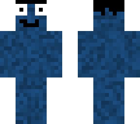Cookie Monster... | Minecraft Skin