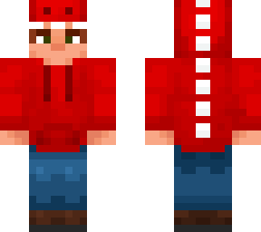 Dino red ghost host | Minecraft Skin