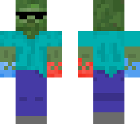 fire zombie | Minecraft Skin