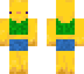 golden axolotl | Minecraft Skin