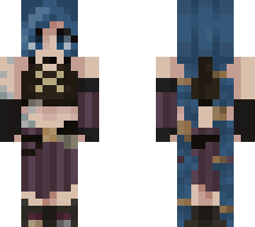 jinx from arcane | Minecraft Skins
