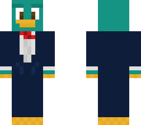 parry the platypus secret agent | Minecraft Skin