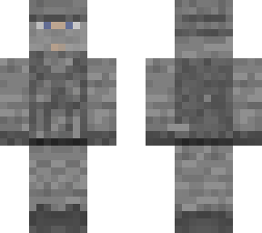 Stone stealth soldier | Minecraft Skin