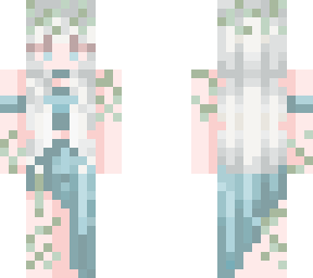 aquamarine fairy - i reshaded a skin :> | Minecraft Skin