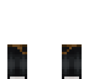Black Pants & Hanging Belt | Minecraft Skin