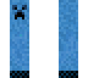 blue creeper | Minecraft Skin