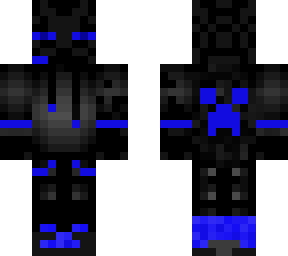 blue enderman | Minecraft Skin
