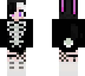 skeleton femboy | Minecraft Skins