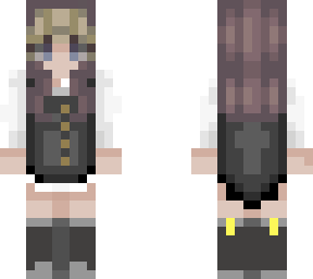 girl in suit | Minecraft Skin