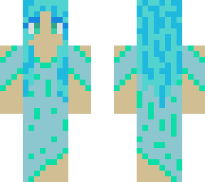 Magical Water Girl | Minecraft Skin