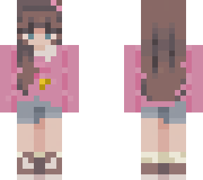 pink cardigan | Minecraft Skin