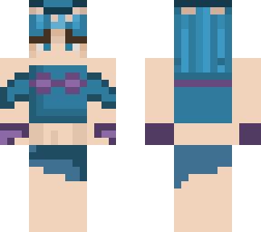 Pisces as a goddess | Minecraft Skin