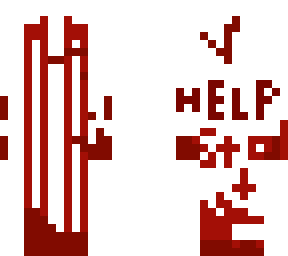 scribble moster without top layer | Minecraft Skin