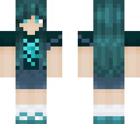 sculk girl | Minecraft Skins