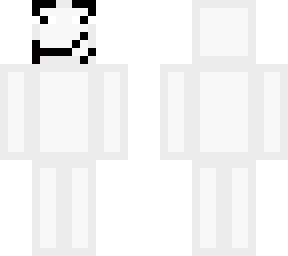 Smirking white blob | Minecraft Skin