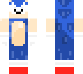 (classic) sonic | Minecraft Skin