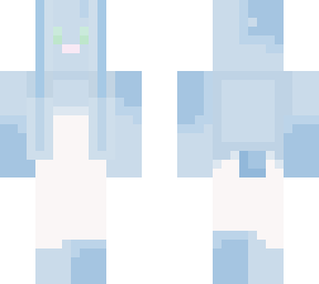Blue Floppy Eared Bunny! (half mine) | Minecraft Skin